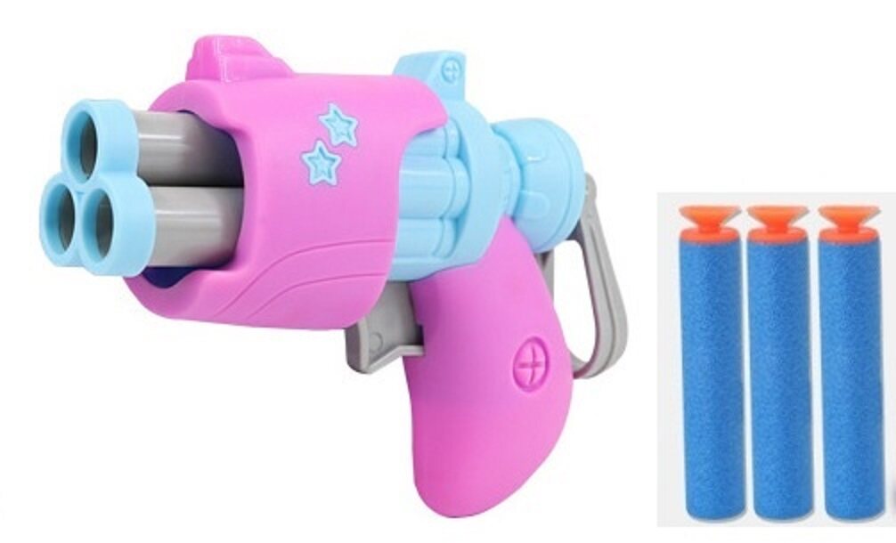 Ex-Stock Mini Blaster Toys Gun Shoot Soft EVA Bullet Manual Pistol Long ...