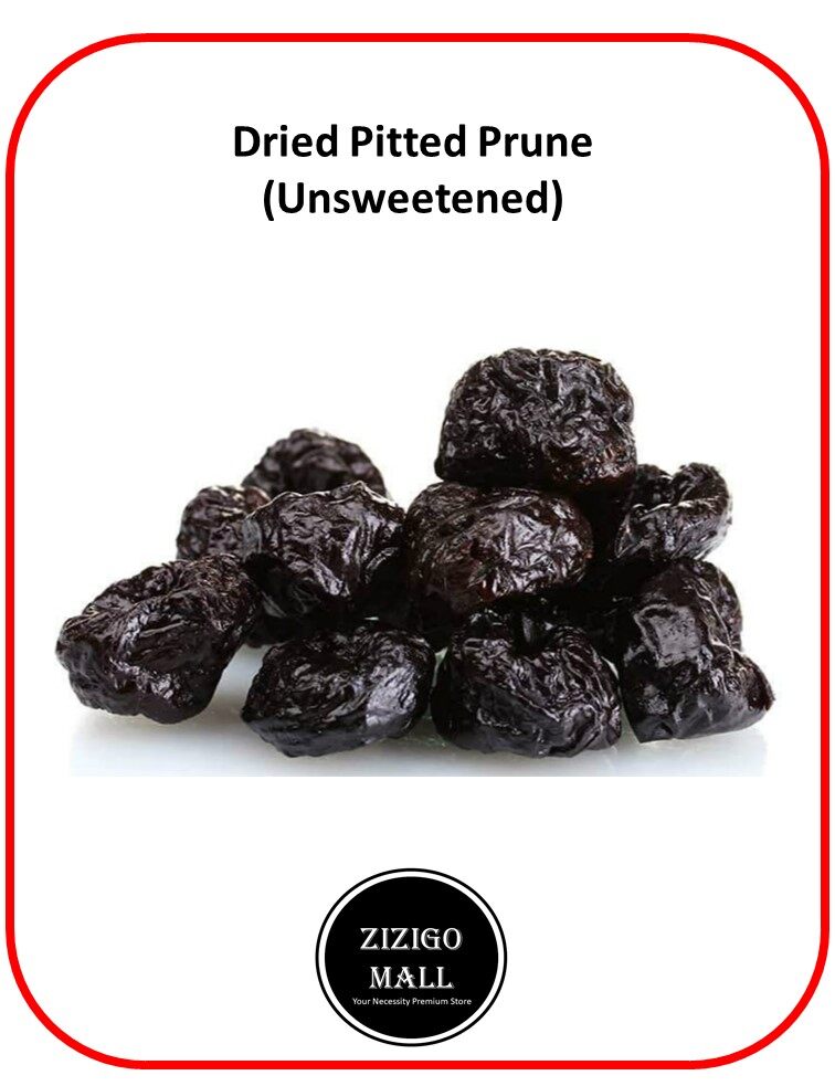 Natural Dried Pitted Prunes (Unsweetened) 500gm | Lazada
