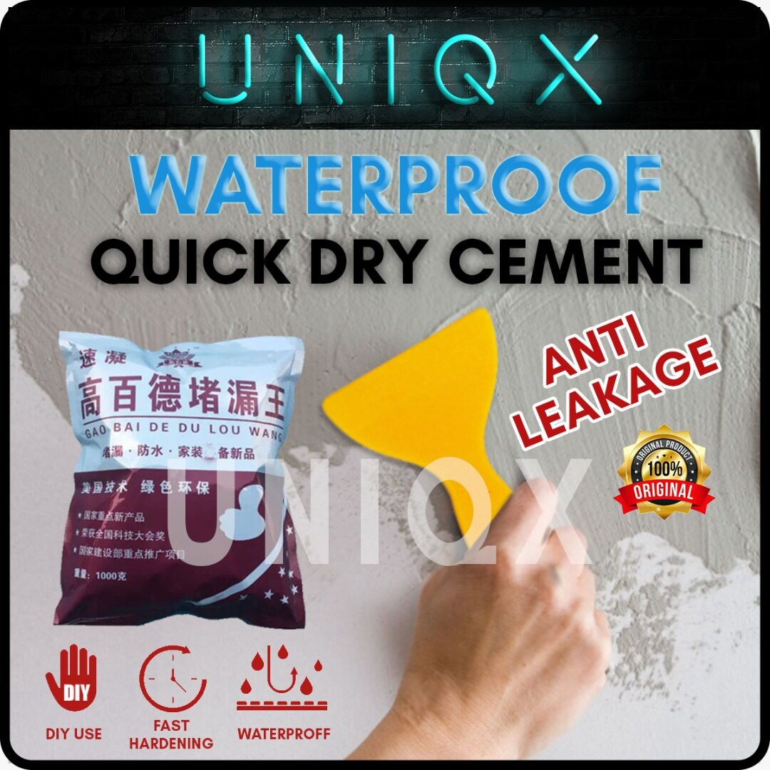 Uniqx WaterProof Cement 3 Minutes Quick Dry Cement/ Simen Waterproof ...
