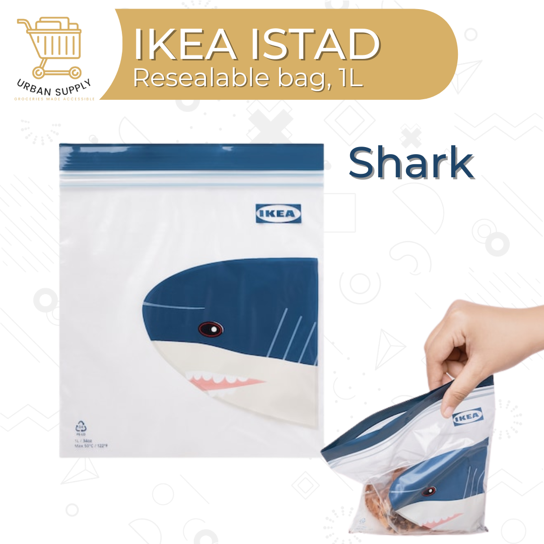 IKEA ISTAD Resealable Bag Various Sizes Various Colors Ziplock Bag Zip ...