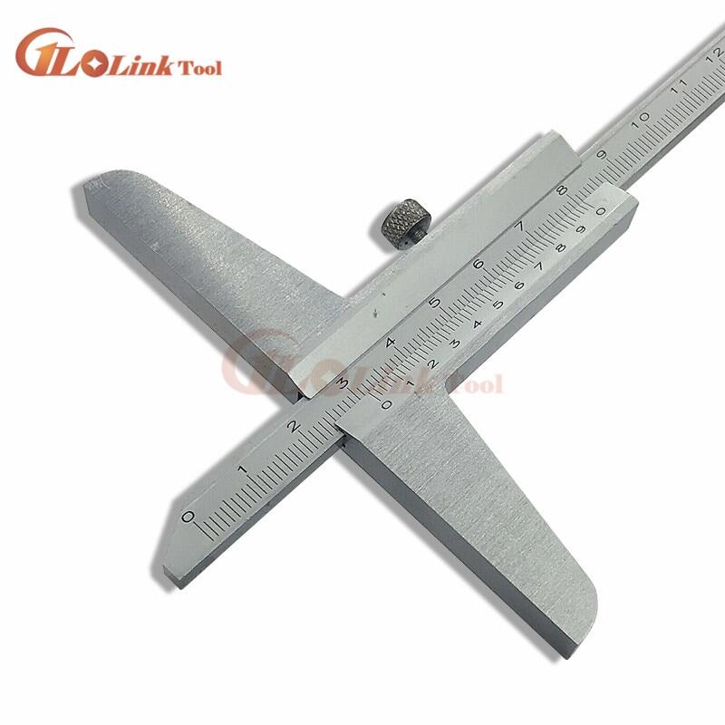Vernier Depth Gauge 0-150Mm/0.02Mm Depth Caliper Micrometer Measuring ...