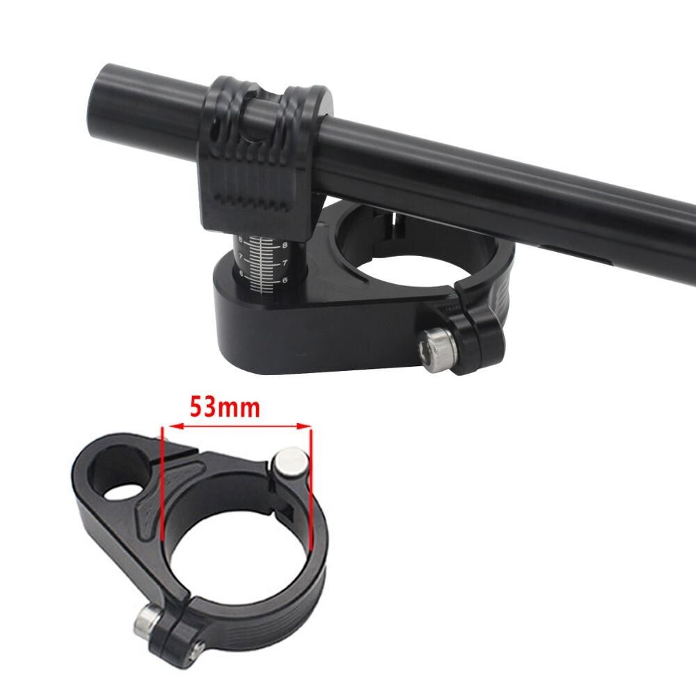 48mm 51mm 53mm 58mm Motorcycle Handle Bar Adjustable Solid Handlebar ...