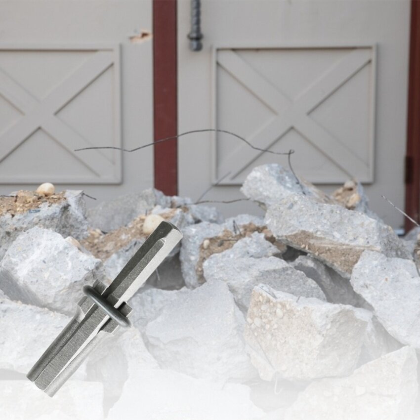 10pcs Stone Splitter Wedge Iron Stone Splitter Chisel Quarry Tool ...