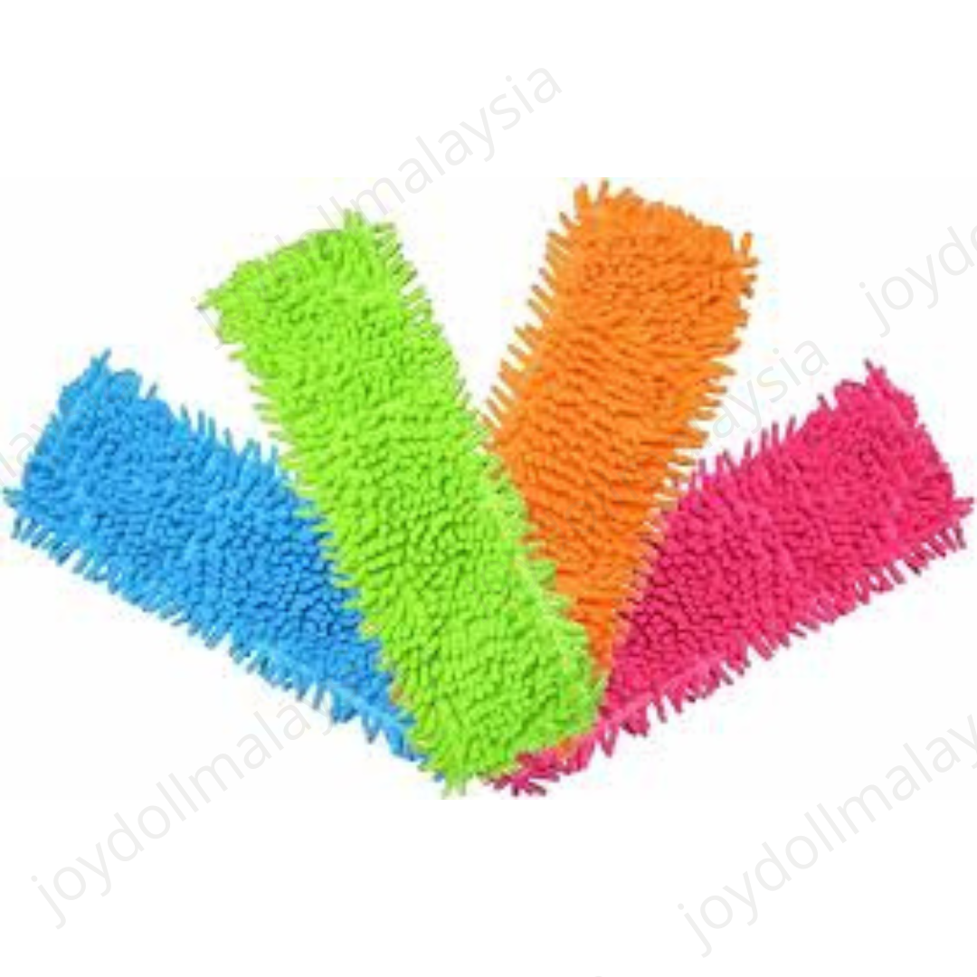 [ READY STOCK ]Microfiber Noodle Floor Mop Ajustable Stainless Steel ...