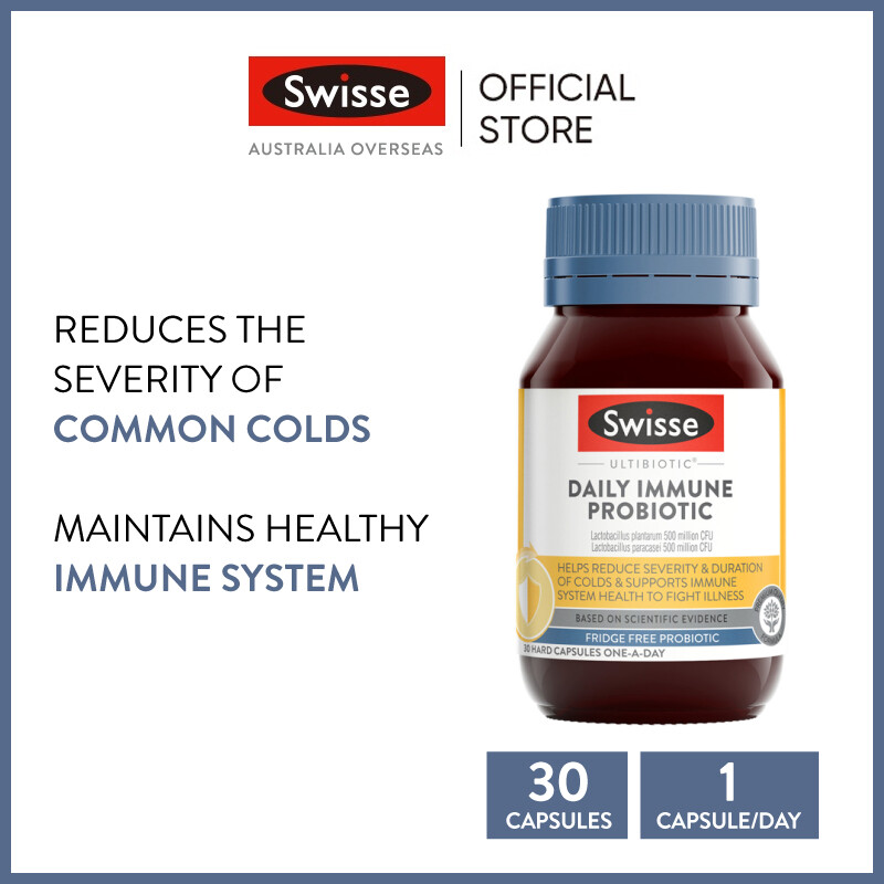 Swisse Ultibiotic Daily Immune Probiotic 30 Capsules (EXP:09 2025) | Lazada