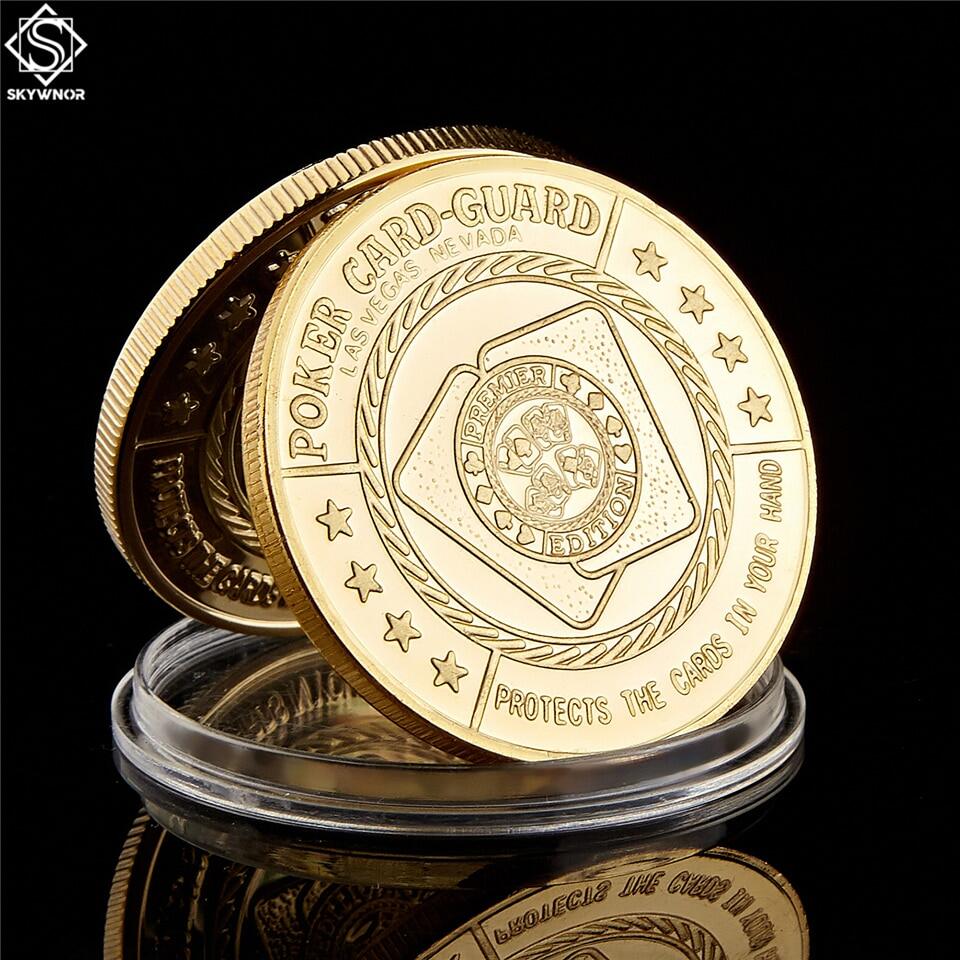 Gold Plated Coin The "Big Slick Ace&King" Casino Poker Chips Souvenir ...