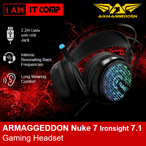 ARMAGGEDDON Nuke 7 7.1 Surround Sound with Strong Bass and Neodymium ...