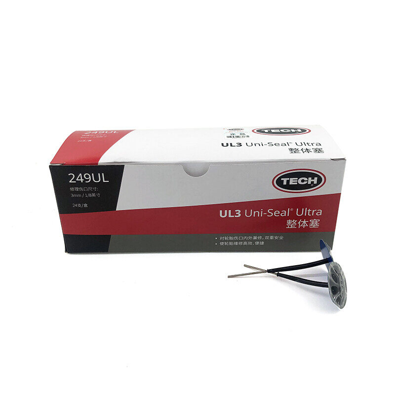 TECH UL6 Uni-Seal Ultra Tire Repairs - One-Piece Stem and Cap Permanently Seals Punctures from ...