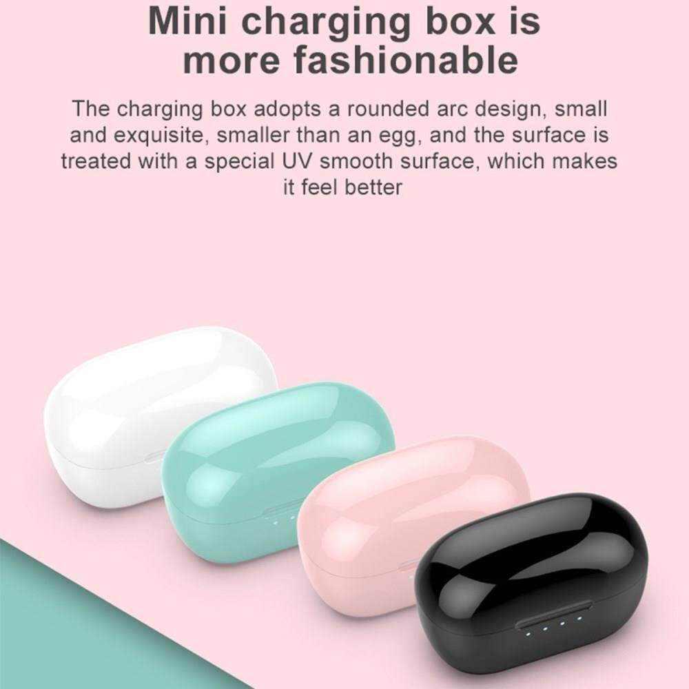 Amorus หูฟังไร้สายเทคโนโลยี TWS Q88,หูฟังอินเอียร์ขนาดเล็กระบบลดเสียงรบกวนอัจฉริยะเสียง HIFI กัน ...