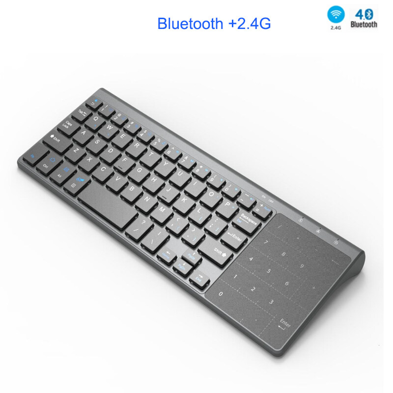 Jomaa 2 4g Wireless Keyboard With Number Touchpad Mouse Thin Numeric