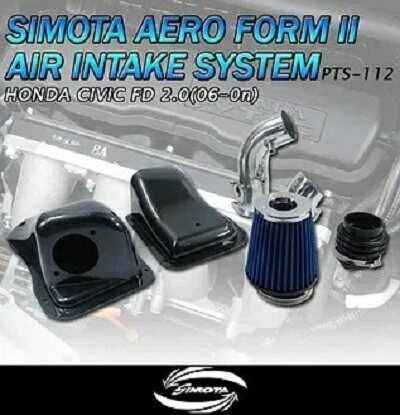 Honda Civic FD2 2.0 SIMOTA AERO FORM II Carbon Fiber Air Filter Intake ...