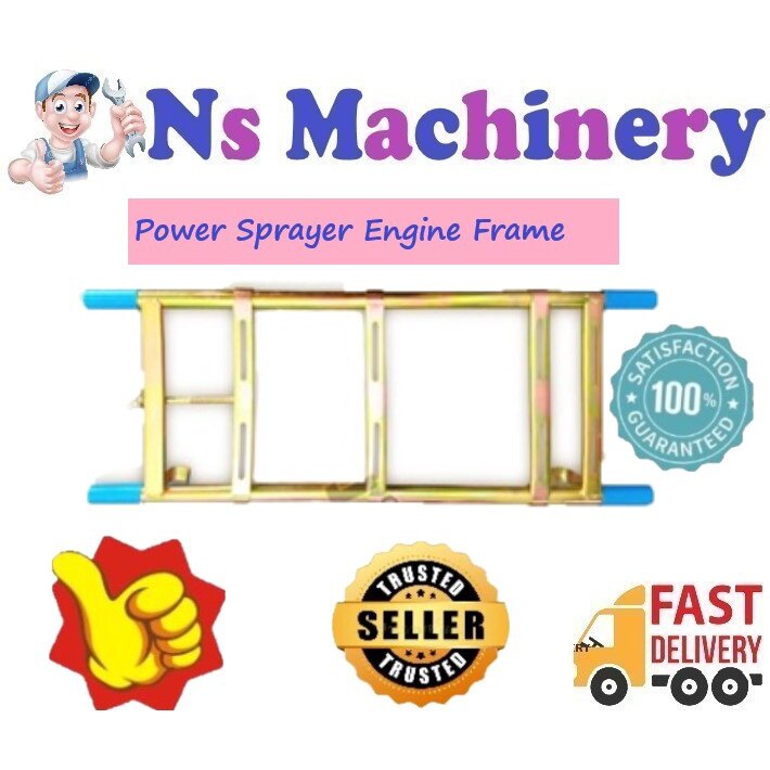 Power Sprayer Engine Frame Plunger Pump Frame ROUND/Heavy Duty Frame ...