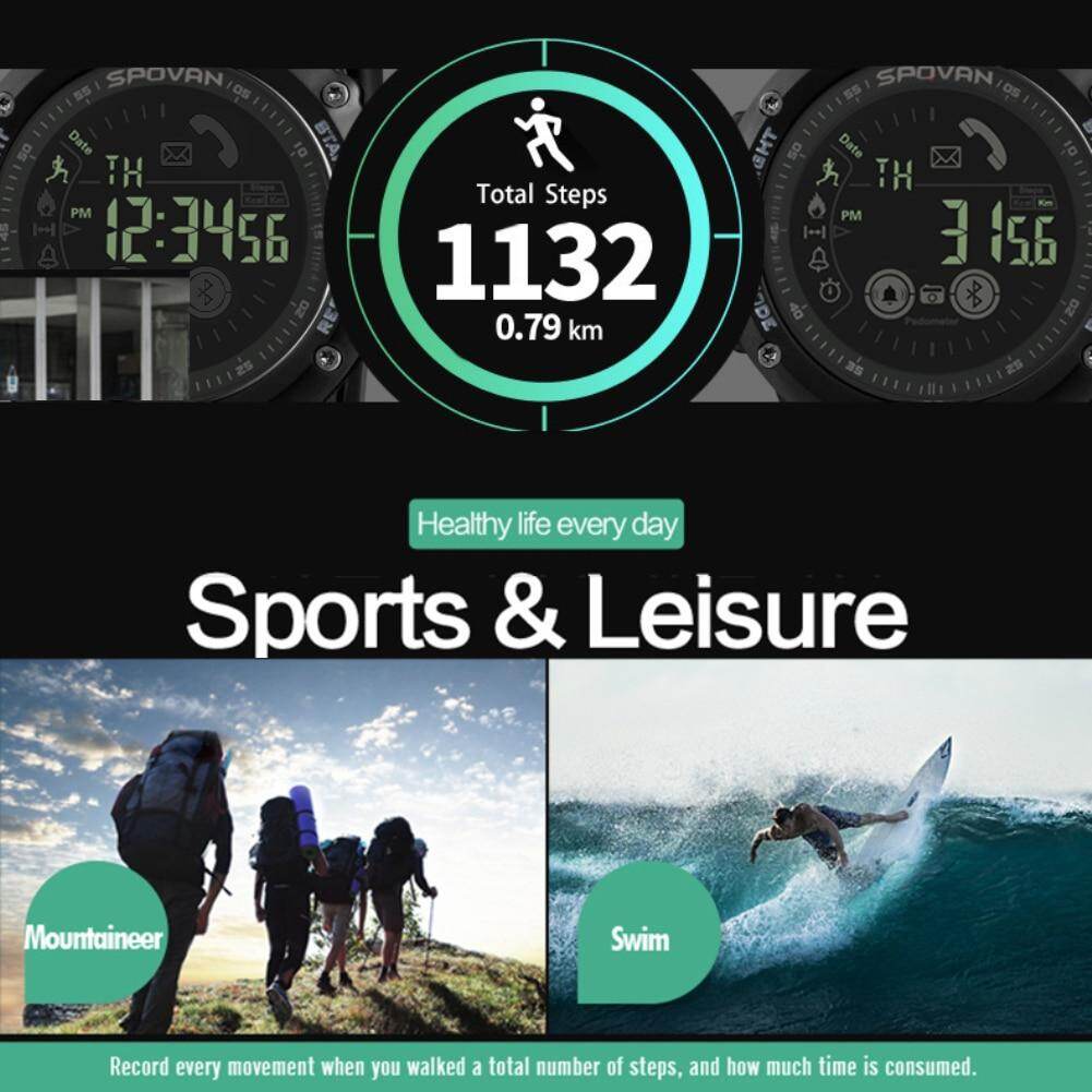 Pop Men Smart Watch , Military Style Fitness Tracker Pedometer ...