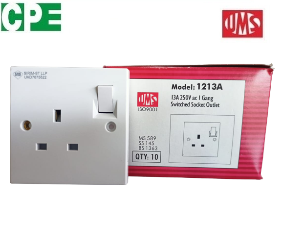 UMS 1213A 13A Bakelite Switch Socket, Sirim Approved | Lazada