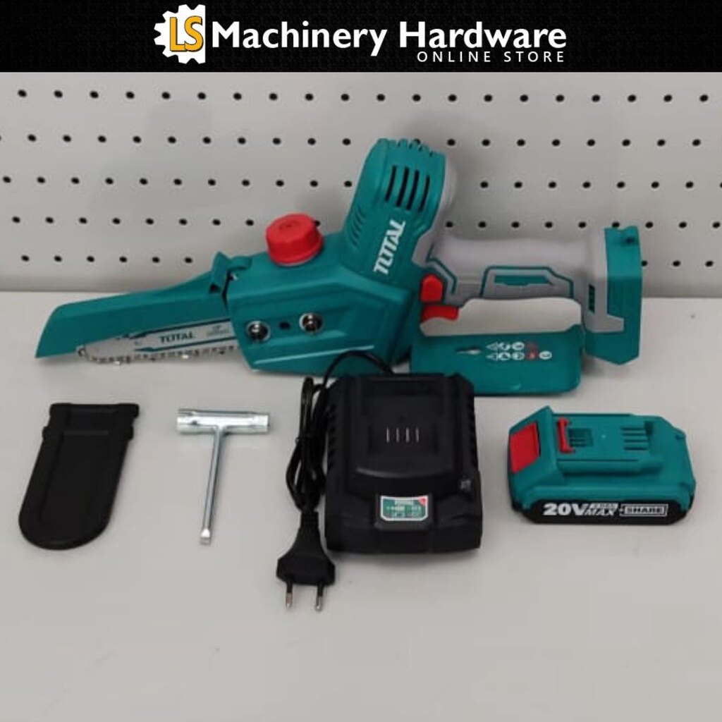 TOTAL Li-ion Cordless Brushless 6'' Mini Chain Saw TGSLI2068 - 6 Months ...