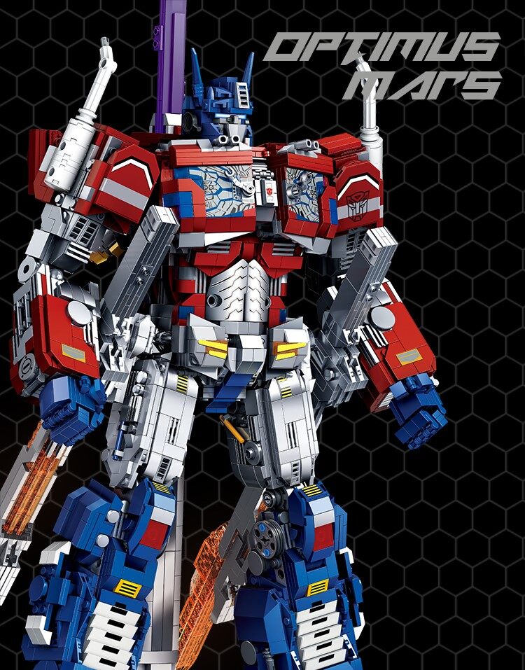 JTS Optimus Mars 772 Wasp Mars 773 Movie Character Transformer Building ...