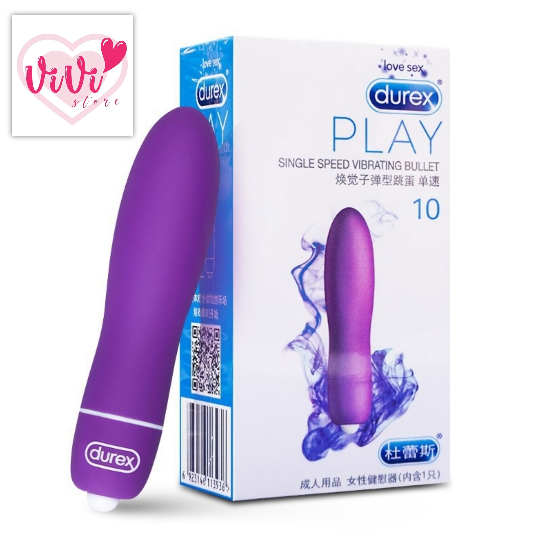 DUREX PLAY 10 Mini Vibrator Female Vibrating Massager Masturbator Sensual Adult Toy For Women ...