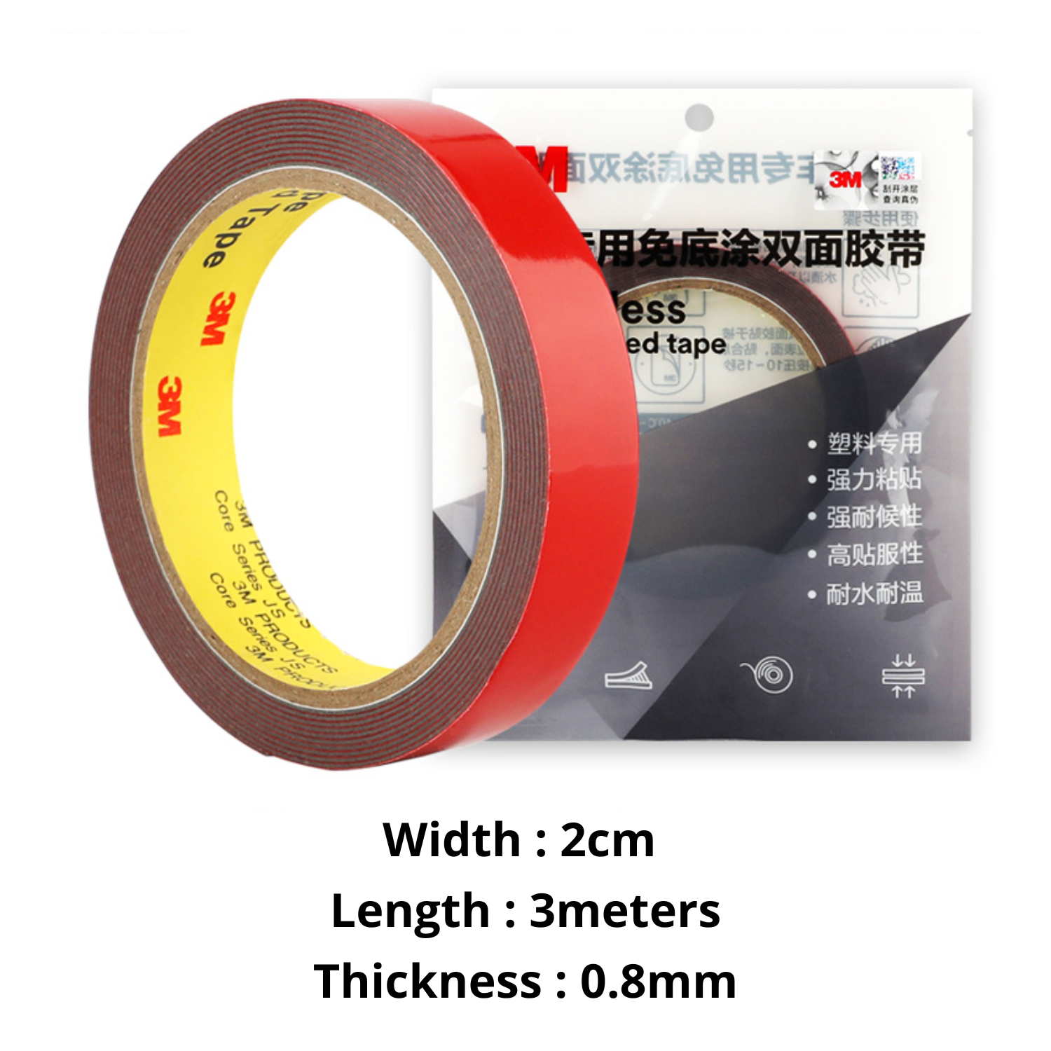 3M PX5008 Primerless Double Sided Tape / Vehicle Body-kit Tape / Foam ...