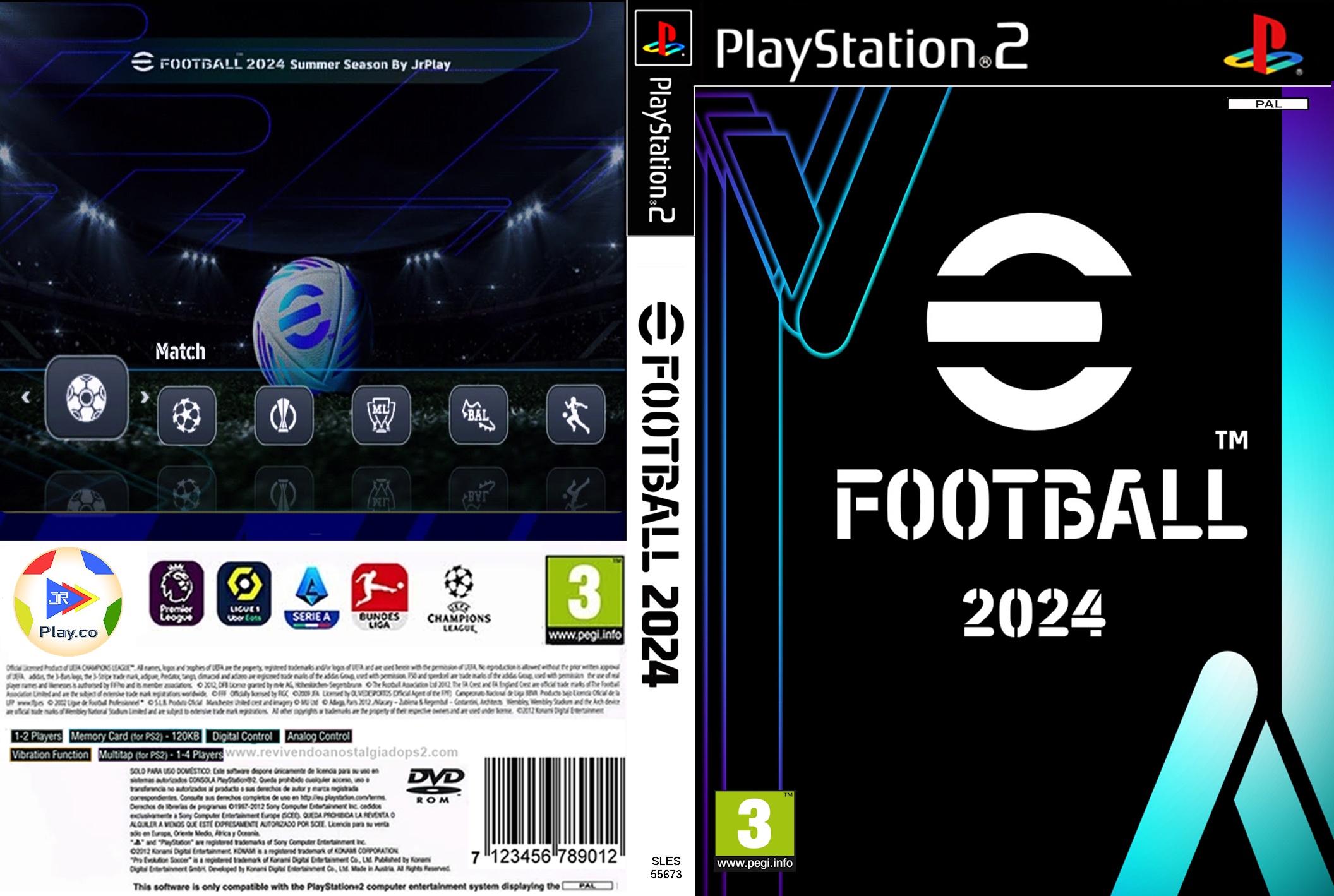PS2 PES 2024 EFOOTBALL SUMMER SEASON ENGLISH VERSION | Lazada
