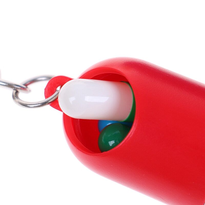 LEI PortabLEI CapsuLEI Shaped Travel Box Case Drug Container Key Chain ...