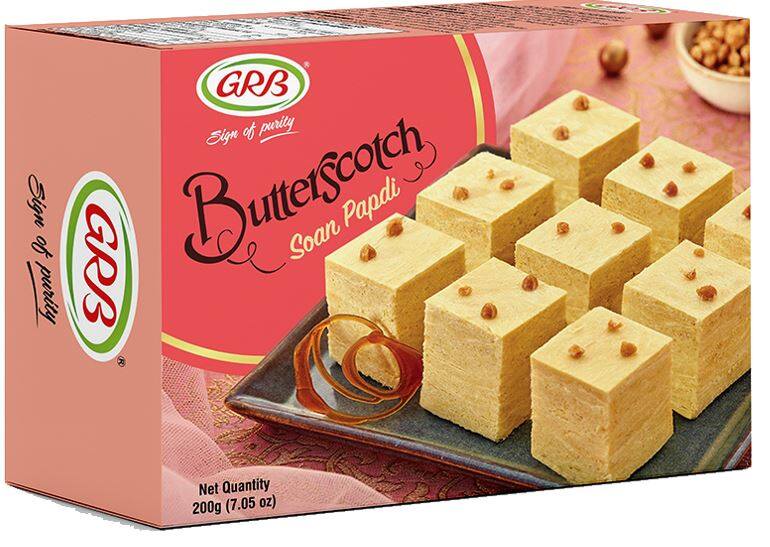 GRB Soan Papdi Butterscotch -[Halal] Indian sweet 200g | Lazada