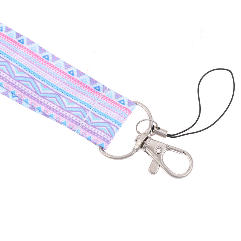 Bohemian Style Lanyards For Keychain ID Card Pass Phone USB Badge Hang ...