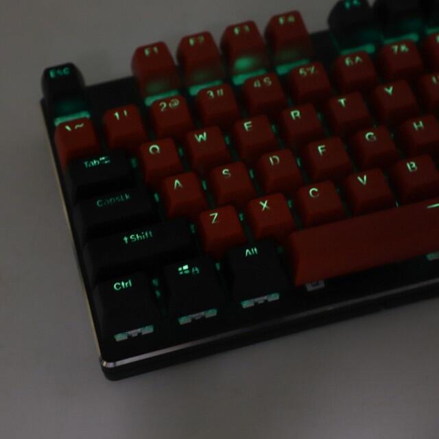 SA Profile 104 Key Double Shot Shine Through Dolch PBT Ball Shape GK61 ...