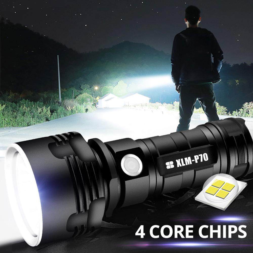 High Quality XLM-P70 Powerful LED Flashlight XHP50 USB Rechargeable ...