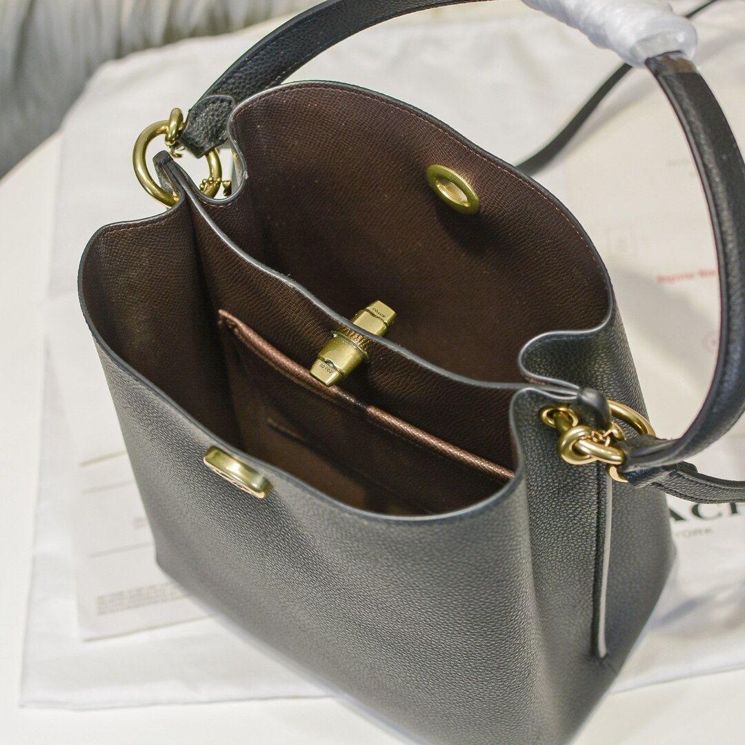 Coach กระเป๋าถือแฟชั่นสำหรับผู้หญิงขนาดเล็กหนึ่งไหล่กระเป๋าทรงเมสเซนเจ ...