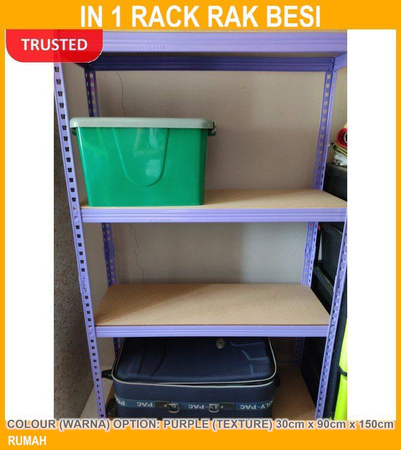 In 1 Rack rak Besi / Rack Rumah / Rak Kedai/ Boltless Rack / Rak Besi ...