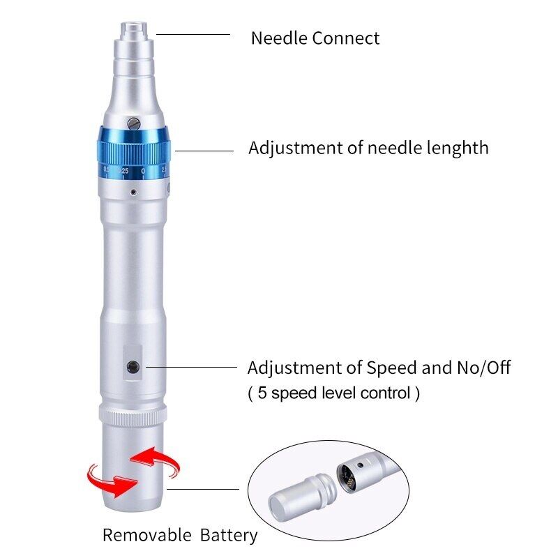 Wireless Dr.Pen A6 Permanente Microblading Tattoo Needles Pen Makeup ...