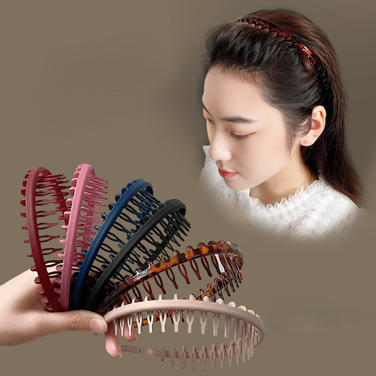 ผู้ชาย H Airband โลหะวงตาหมากรุกสายย้อนยุคอะบิลลีลวดผ้าพันคอ Dot คาด ...