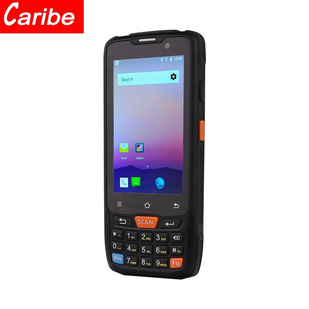 8 CARIBE Handheld 2D Barcode Scanner 4 Inch Rfid NFC Reader Android ...