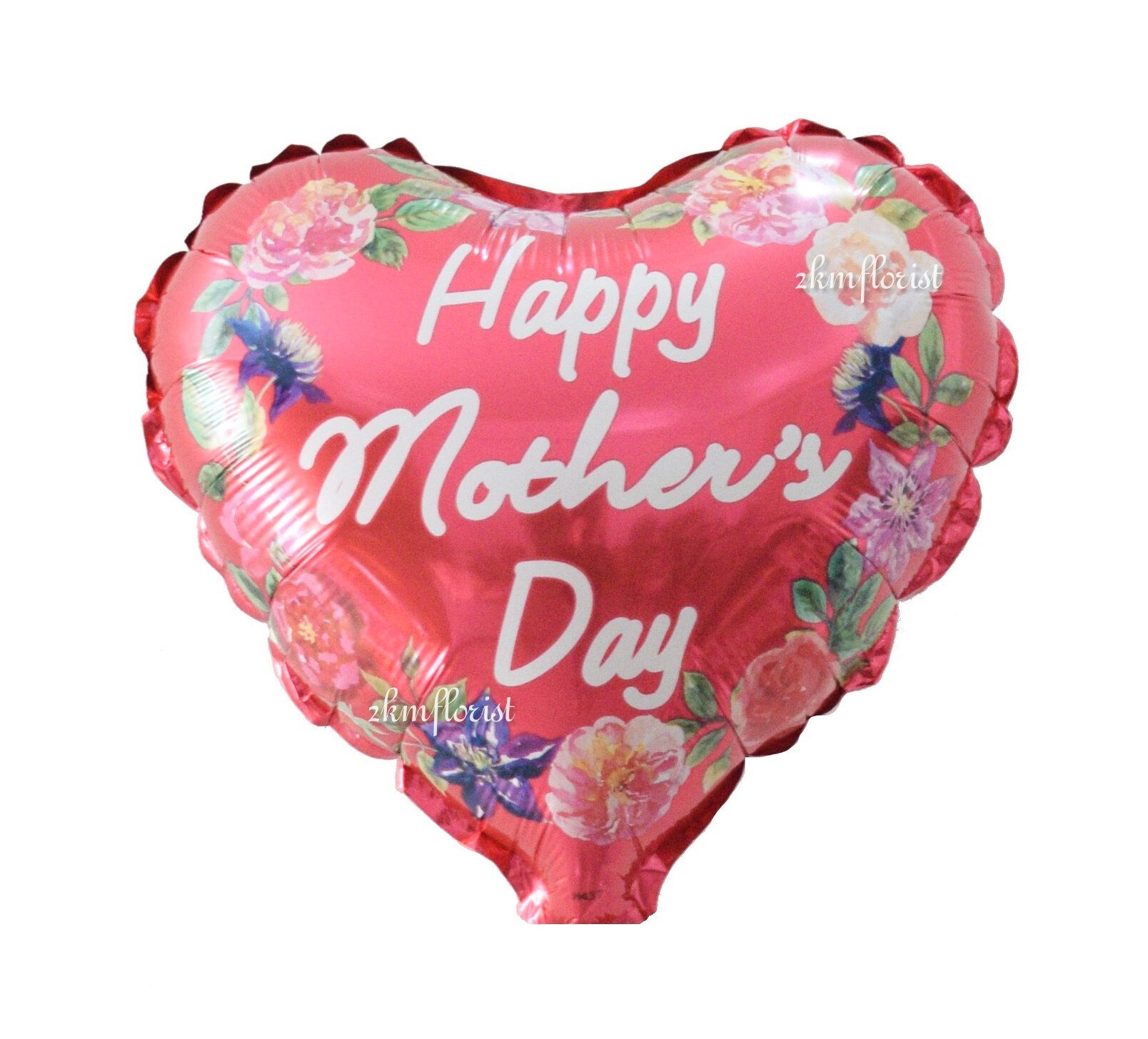 (50PCS)10Inch MOTHER DAY FOIL BALLOON Anniversary Belon Heart Shape I Love You Mom WEDDING DECO ...