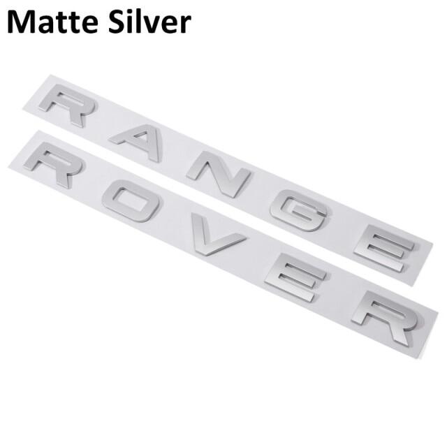 3D Letter Car Hood Bonnet Cover Emblem For Land Rover Range Rover Velar ...