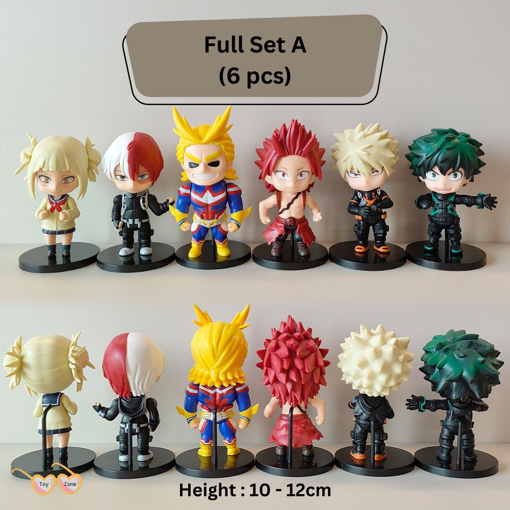 My Hero Academia Action Figure (12pcs) Midoriya Bakugo Shoto Kirishima ...