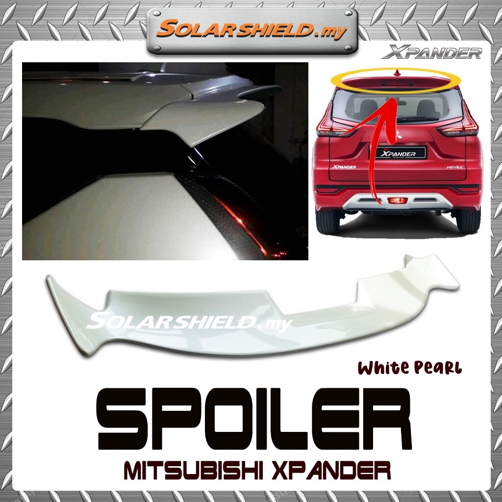 Mitsubishi Xpander 2018-2022 Rear Roof Top ABS Spoiler With Color Paint ...