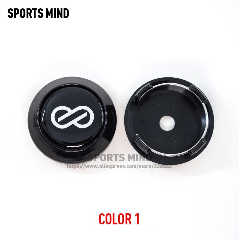 XINFAN 4PCS/lot 64MM Car Wheel Center Hub Caps for ENKEI Auto Styling ...