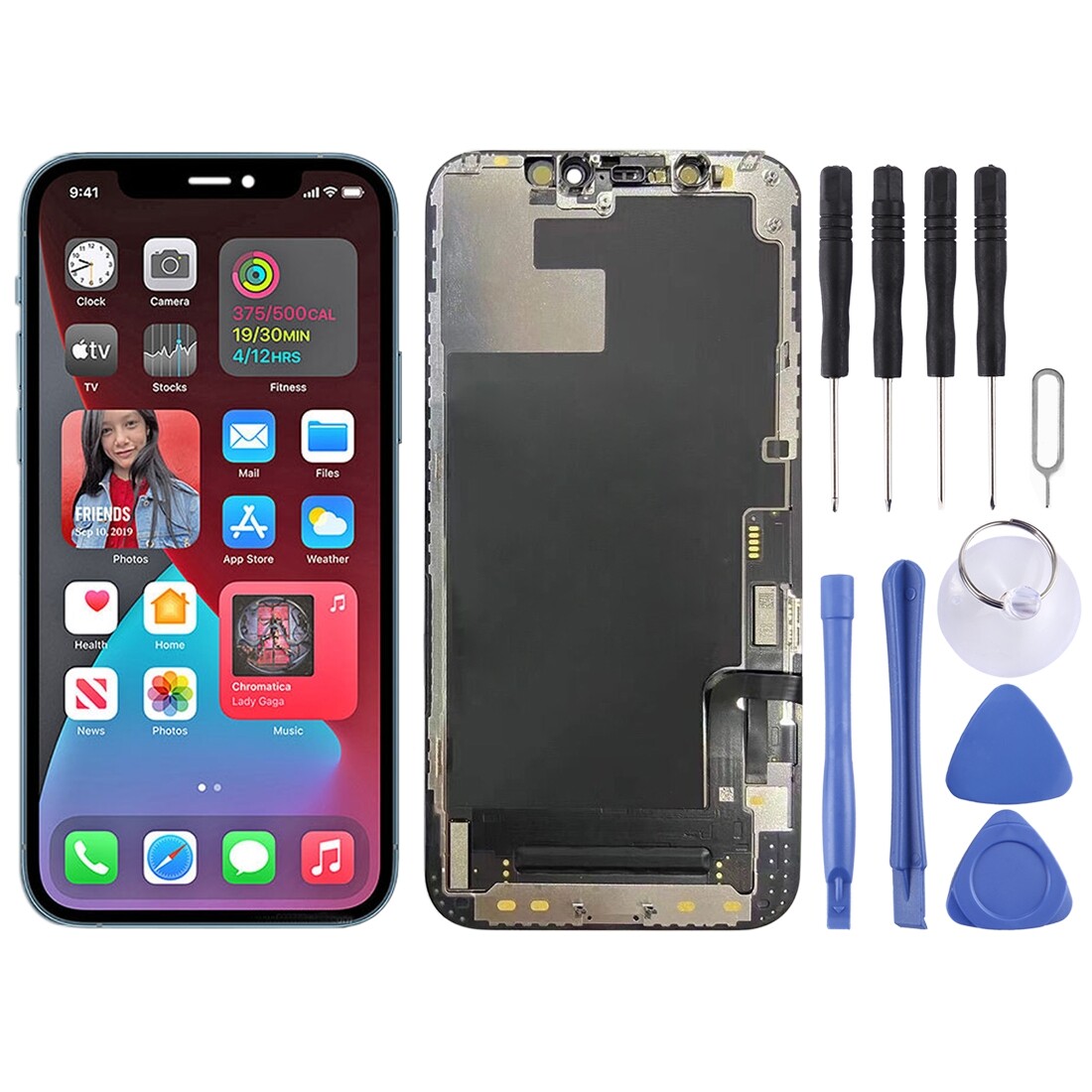 จอ LCD แบบดั้งเดิมและ Digitizer Full Assembly สำหรับ iPhone 12 Pro Max ...