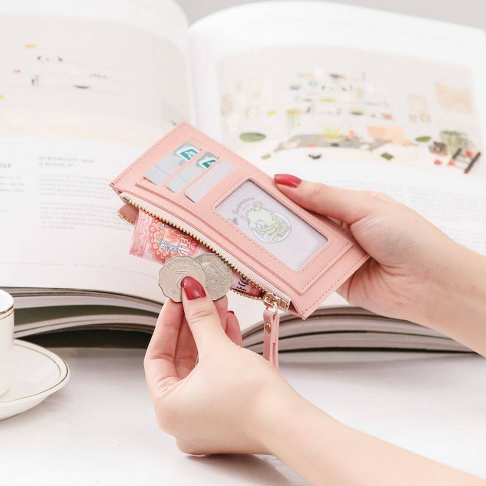 CRYST Multi Compartment Multifunction Short Money Clip Vintage Coin ...