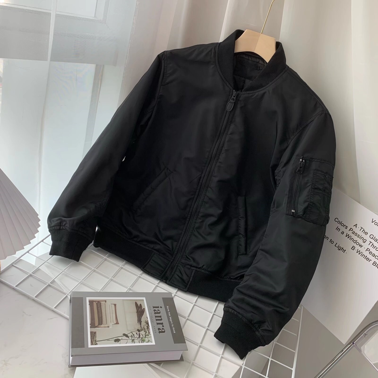 Uniqlo flagship store men's autumn casual military flight suit jacket ...