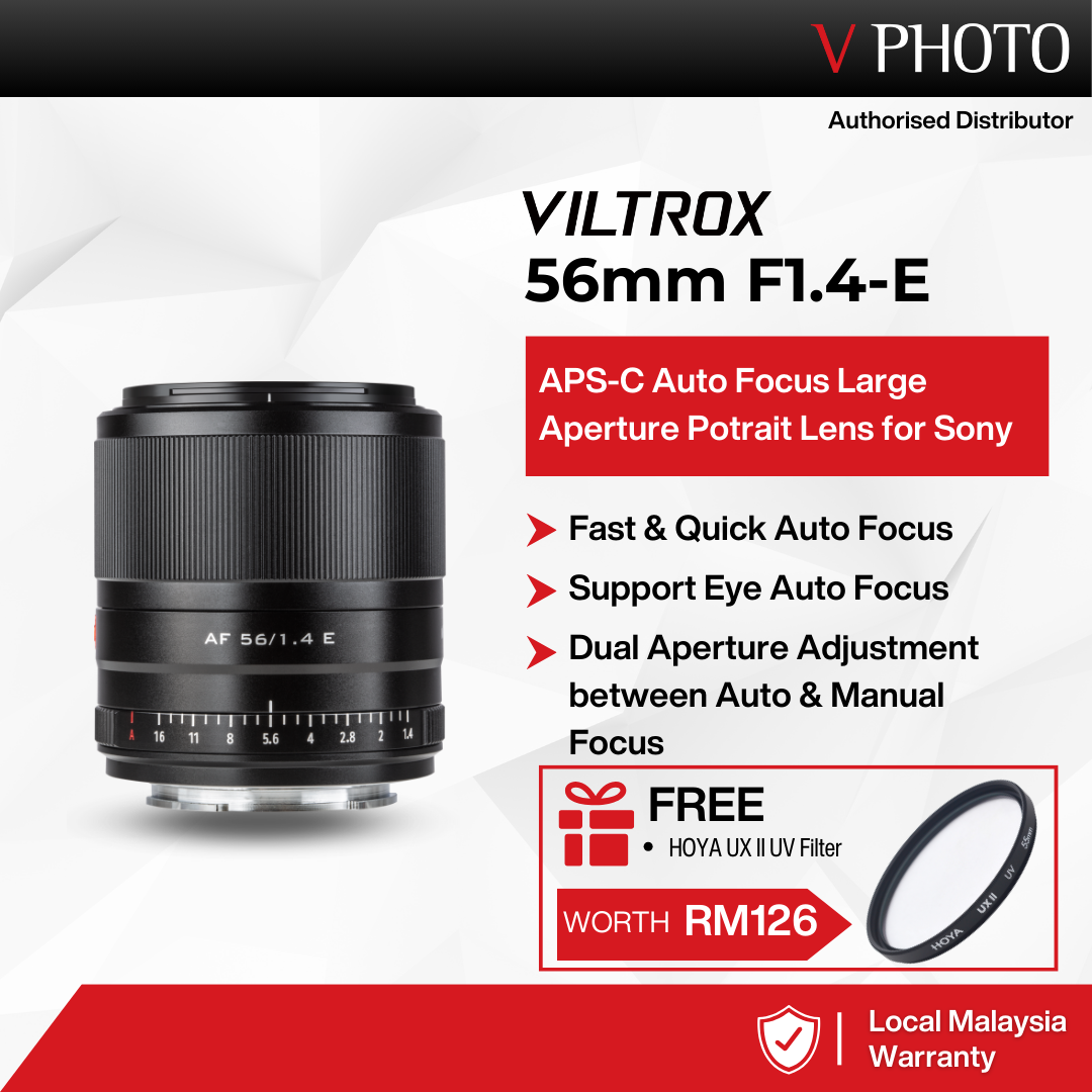 VILTROX AF56/1.4-E AUTO FOCUS LENS for SONY - 56mm F1.4 | Lazada