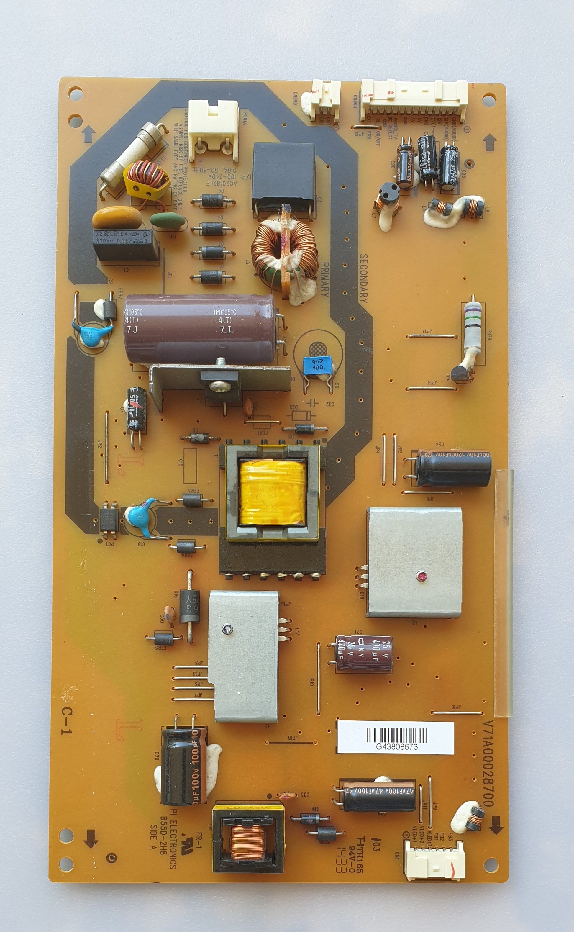 TOSHIBA LED TV 32''POWER BOARD MODEL # 32P1400VM | Lazada