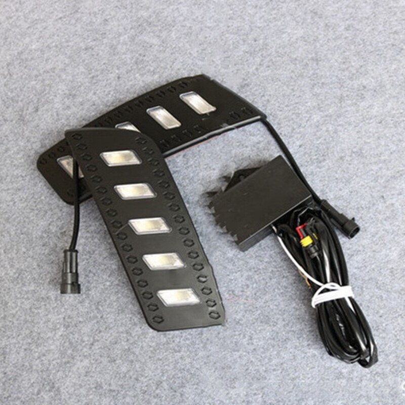 1Pair Car Front Led Daytime Running Lights Daylight Fog Lights for Ford Ranger Px1 T6 Mk1 2011 ...