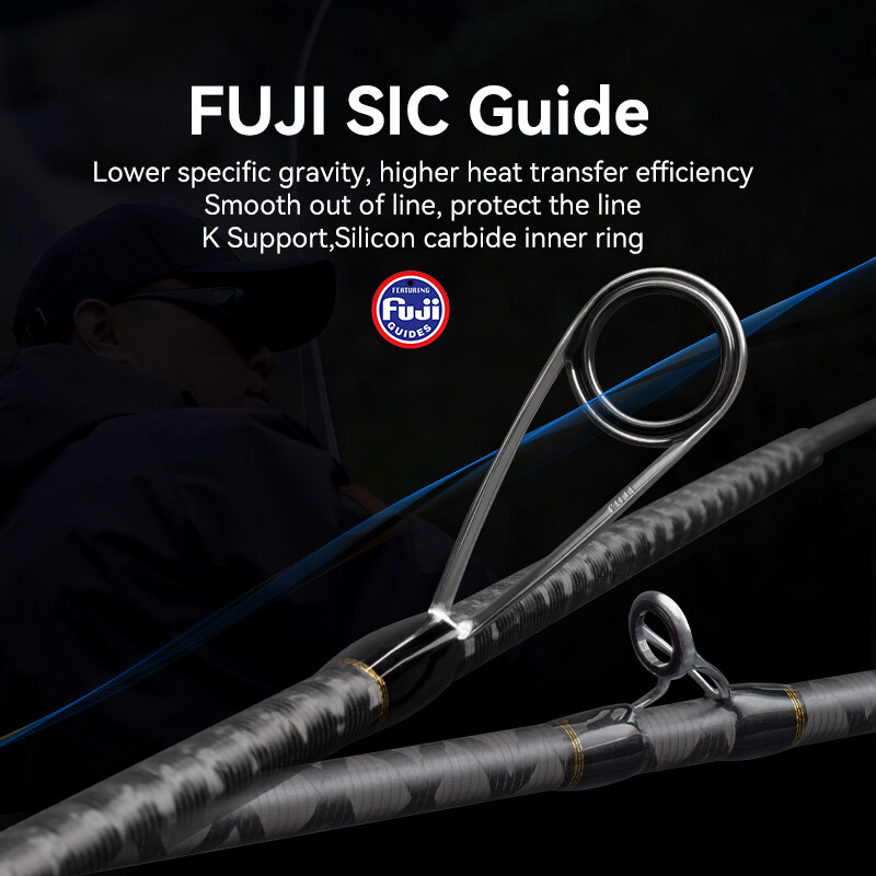 Kingdom WORM MASTER Spinning Casting Lure Rods 2ส่วน FUJI SIC Guide ...
