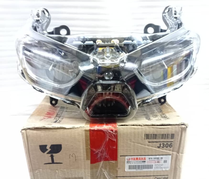 XMAX 250 300 XMAX HEADLIGHT ASSY LAMPU BESAR XMAX HEAD LAMP ...