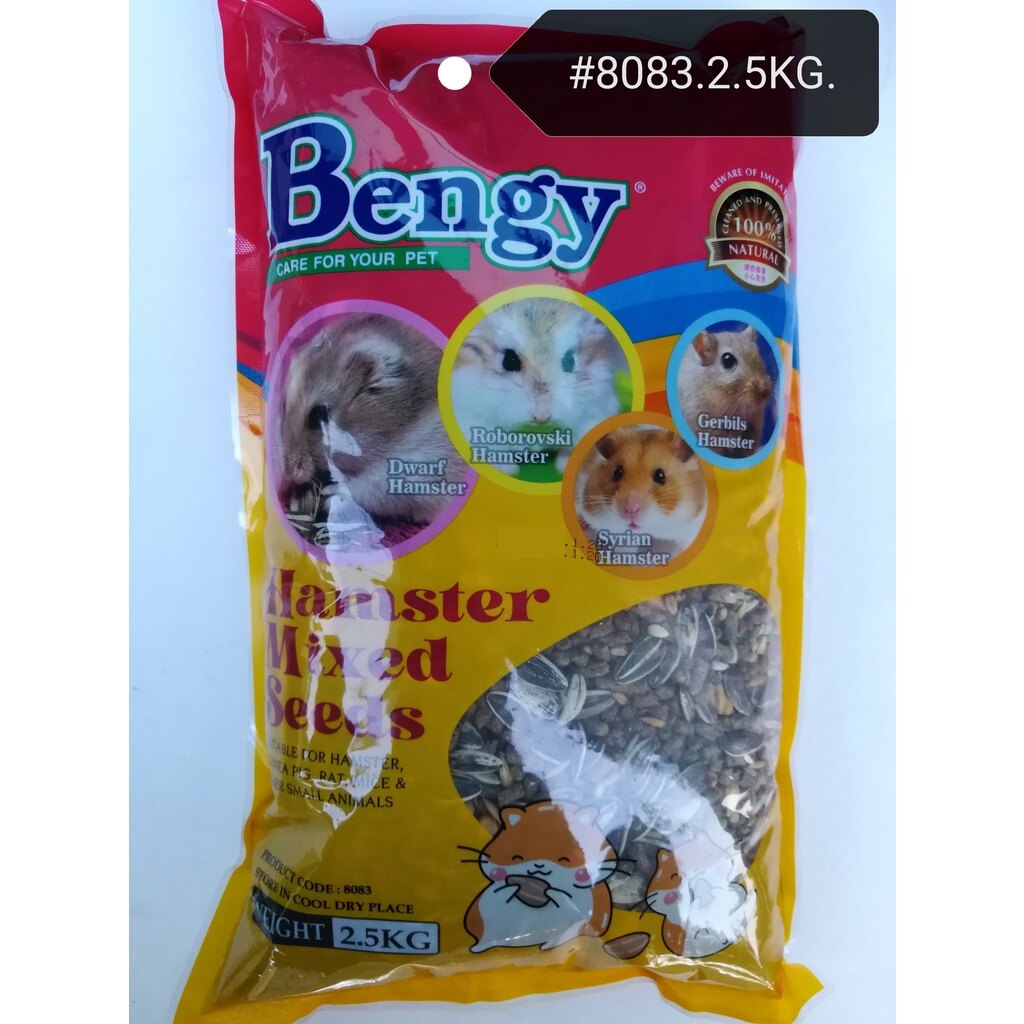 Bengy Hamster Food Mixed Seed Makanan Hamster (2.5kg) | Lazada