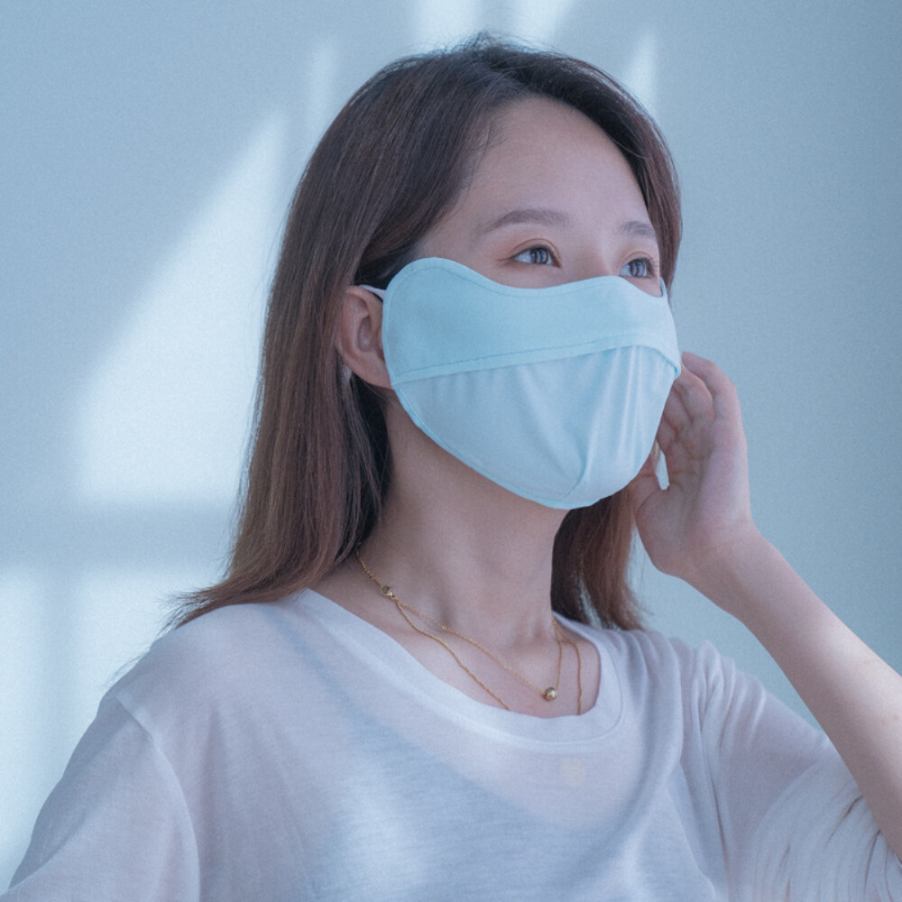 Hourser Face Masks Gradient sunscreen masks eye protection full face ...