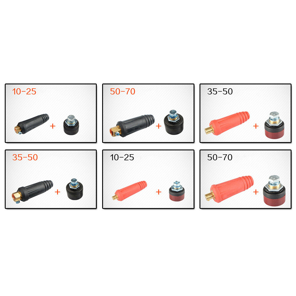Male Female Copper Cable Connector Welder Quick Fitting Socket Plug ...