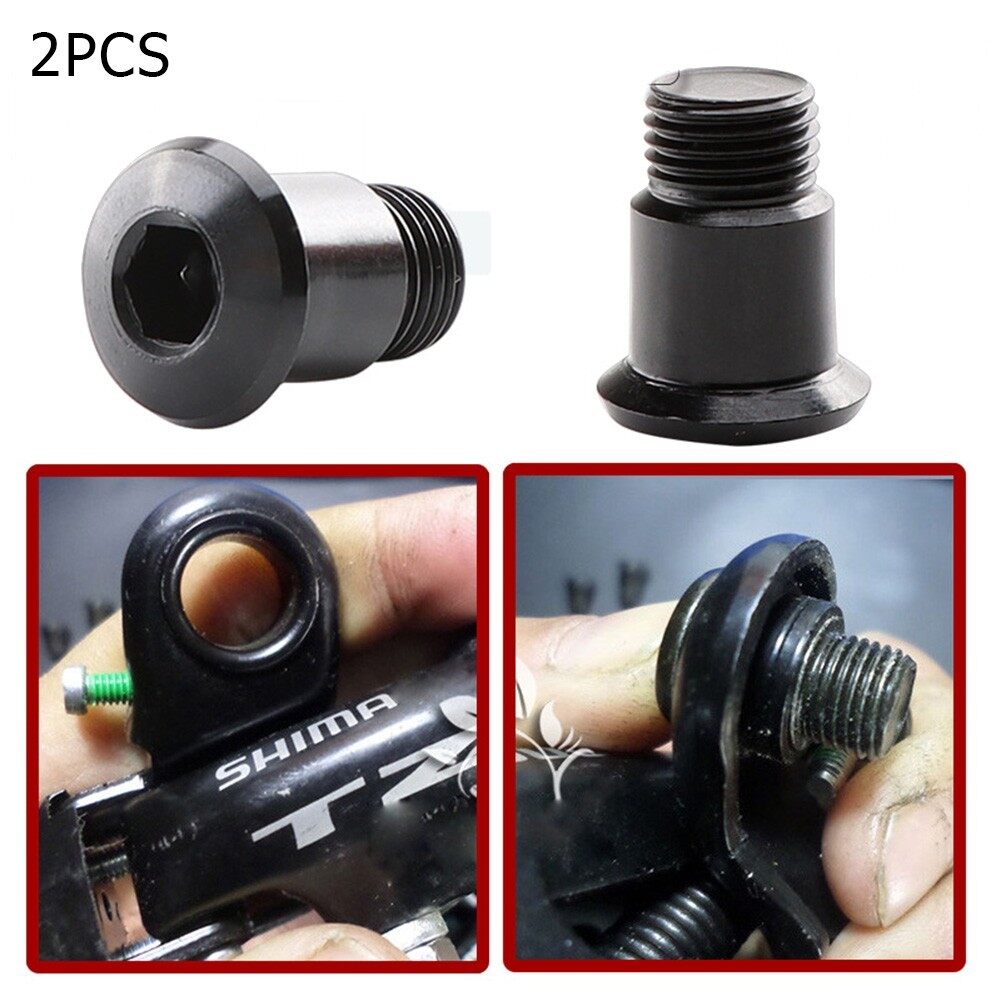 2 X Bike Rear Derailleur Fixing Bolts MTB Jockey Wheel Steel Screws New ...